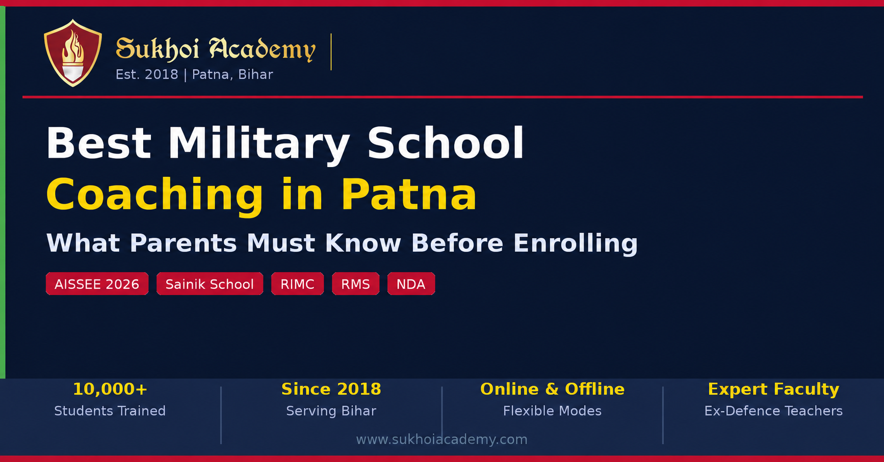 Best Military School Coaching in Patna | Parents Guide